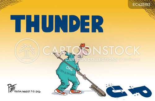 Thunderous Display Cartoons and Comics - funny pictures from CartoonStock
