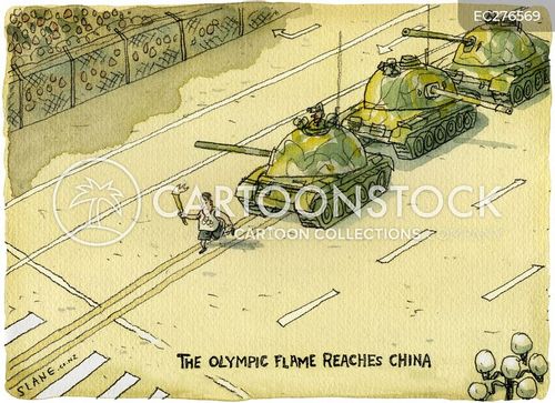 Torch Relay Cartoons and Comics - funny pictures from CartoonStock