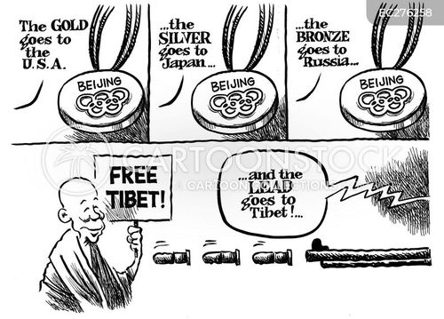 Olympic Beijing Cartoons and Comics - funny pictures from CartoonStock