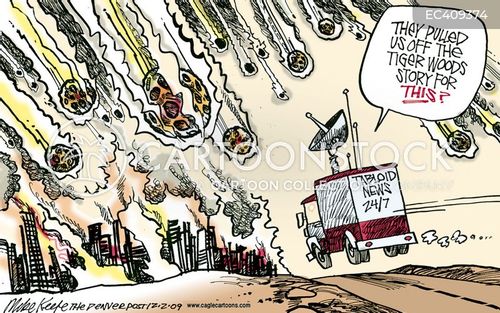 Tabloid Tv Cartoons and Comics - funny pictures from CartoonStock