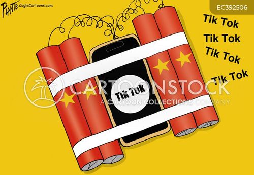 Tic Tok Cartoons and Comics - funny pictures from CartoonStock