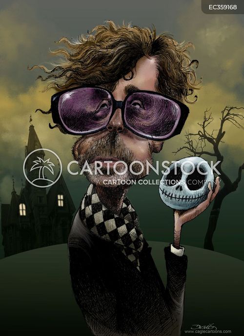 Tim Burton Cartoons and Comics - funny pictures from CartoonStock