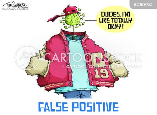 False Positive Cartoons and Comics - funny pictures from CartoonStock