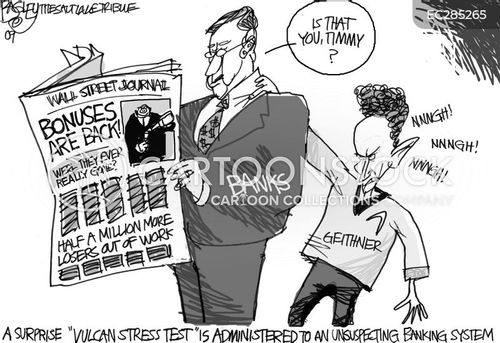 Bank Stress Test Cartoons and Comics - funny pictures from CartoonStock
