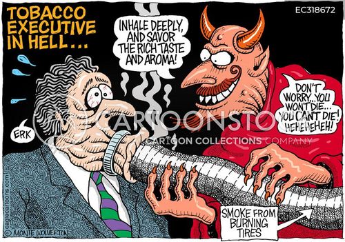 Eternal Smoke Cartoons and Comics - funny pictures from CartoonStock