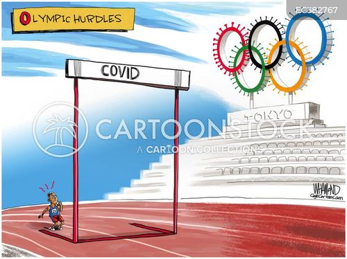 Athletes Affected Cartoons and Comics - funny pictures from CartoonStock