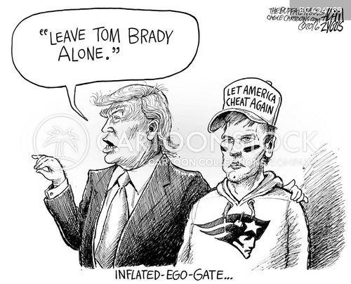 Tom Brady Suspension Cartoons and Comics - funny pictures from CartoonStock