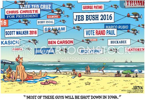 Candidate Overload Cartoons and Comics - funny pictures from CartoonStock