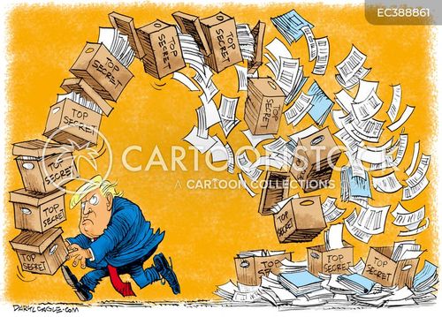 Top-secret Documents Cartoons and Comics - funny pictures from CartoonStock