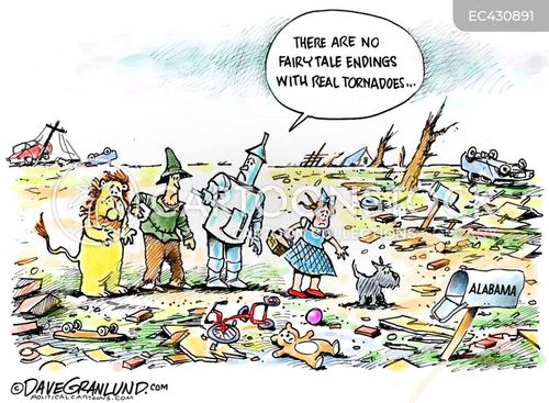 Tornado Destruction Cartoons and Comics - funny pictures from CartoonStock