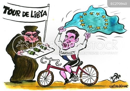 Tour De Libya Cartoons and Comics - funny pictures from CartoonStock