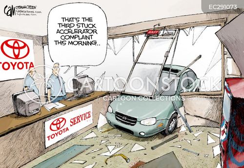Accelerator Pedal Cartoons and Comics - funny pictures from CartoonStock