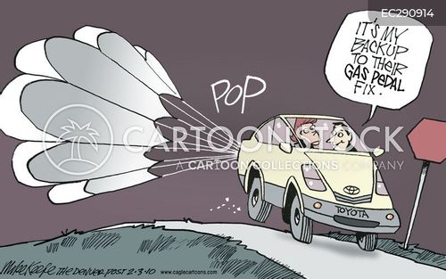Accelerator Pedal Cartoons and Comics - funny pictures from CartoonStock