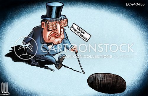 Protectionism Cartoons and Comics - funny pictures from CartoonStock