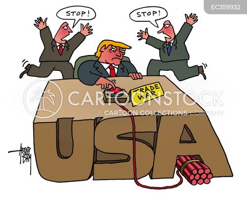 Trade War Implications Cartoons and Comics - funny pictures from ...
