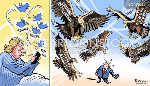 Trade War Effects Cartoons and Comics - funny pictures from CartoonStock
