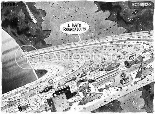 Traffic Patterns Cartoons and Comics - funny pictures from CartoonStock