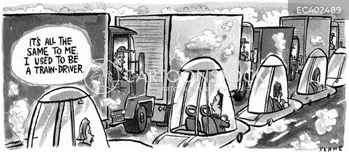 Highway Congestion Cartoons and Comics - funny pictures from CartoonStock