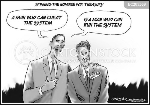 Treasury Nominee Cartoons and Comics - funny pictures from CartoonStock
