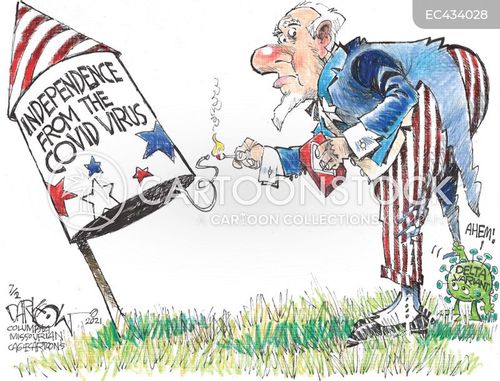 Independence Fever Cartoons and Comics - funny pictures from CartoonStock