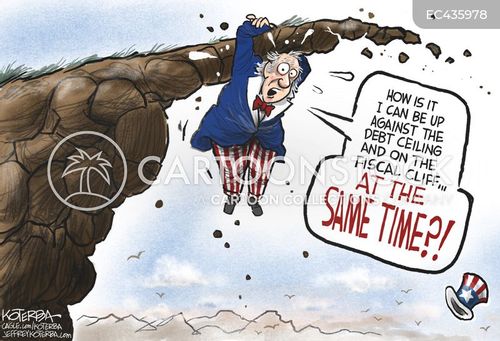 Debt Ceiling Dilemma Cartoons and Comics - funny pictures from CartoonStock