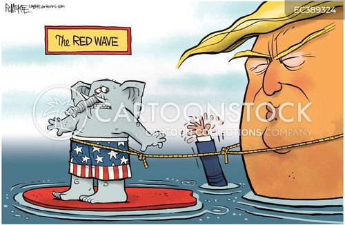Red Wave Cartoons and Comics - funny pictures from CartoonStock