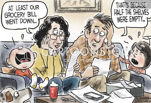 Empty Shelves Cartoons and Comics - funny pictures from CartoonStock