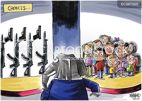 Gun Control Trends Cartoons and Comics - funny pictures from CartoonStock