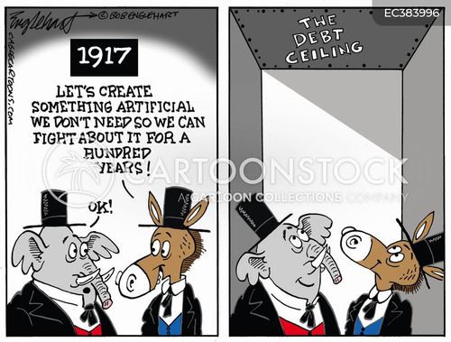 Debt Trend Cartoons and Comics - funny pictures from CartoonStock