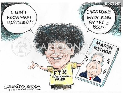 Sam Bankman Cartoons and Comics - funny pictures from CartoonStock