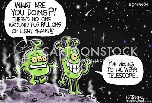 Deep Space Telescope Cartoons and Comics - funny pictures from CartoonStock