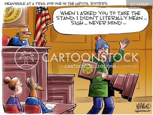 Capitol Trial Cartoons and Comics - funny pictures from CartoonStock