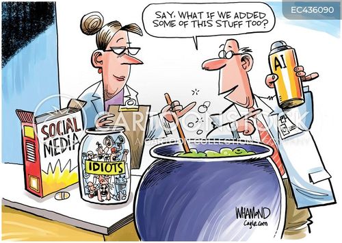 Mimicking Humans Cartoons and Comics - funny pictures from CartoonStock