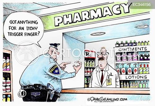 Trigger Finger Cartoons and Comics - funny pictures from CartoonStock