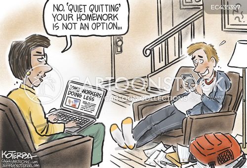Quiet Quitting Cartoons and Comics - funny pictures from CartoonStock
