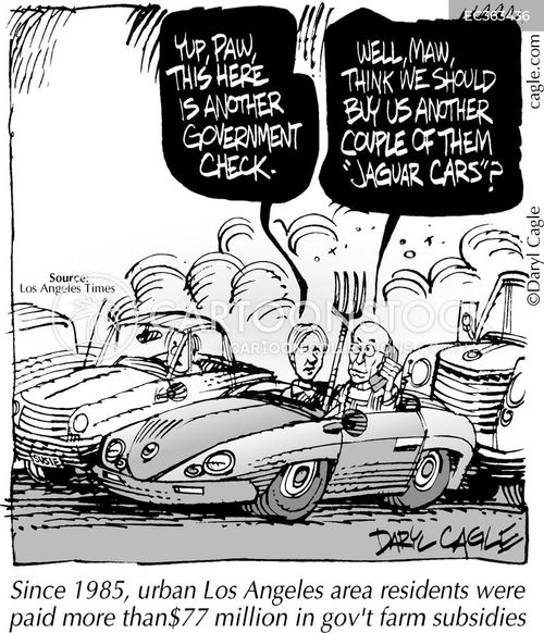 Farm Subsidies Cartoons and Comics - funny pictures from CartoonStock