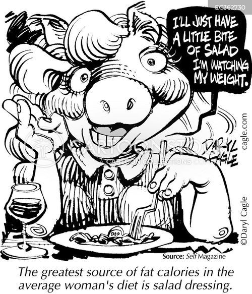 Salad Fixing Cartoons and Comics - funny pictures from CartoonStock