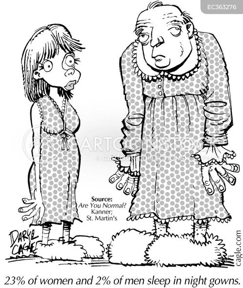 Nightdress Cartoons and Comics - funny pictures from CartoonStock