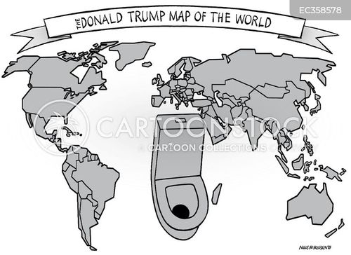 World Map Cartoons and Comics - funny pictures from CartoonStock