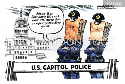 Capitol Police Force Cartoons and Comics - funny pictures from CartoonStock