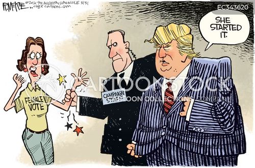 Female Issue Cartoons and Comics - funny pictures from CartoonStock