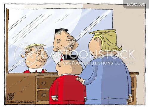 Trumps Pen Pal Cartoons and Comics - funny pictures from CartoonStock