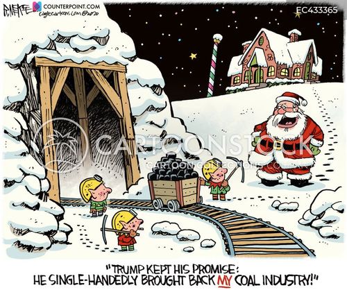 Coal Is Back Cartoons and Comics - funny pictures from CartoonStock