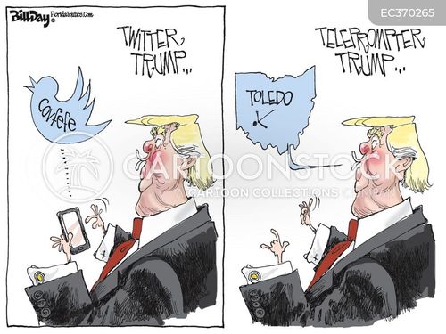 Tele-prompter Cartoons and Comics - funny pictures from CartoonStock