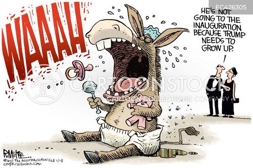 Trump Boycotts Cartoons and Comics - funny pictures from CartoonStock