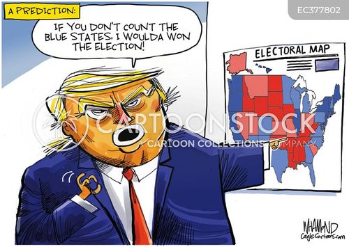 Don't Count The Blue States Cartoons and Comics - funny pictures from ...