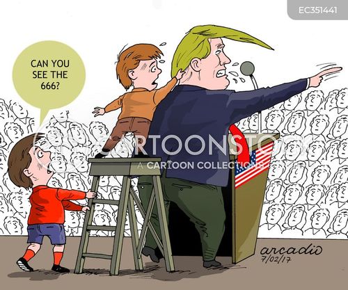 Trump Scared Cartoons and Comics - funny pictures from CartoonStock