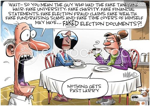 Forged Documents Cartoons and Comics - funny pictures from CartoonStock