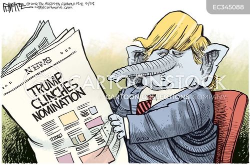 Trump Clinches Nomination Cartoons and Comics - funny pictures from ...