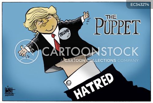 Trump's Hatred Cartoons and Comics - funny pictures from CartoonStock